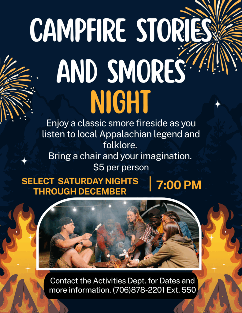 Campfire Stories & Smores - Helen, Georgia
